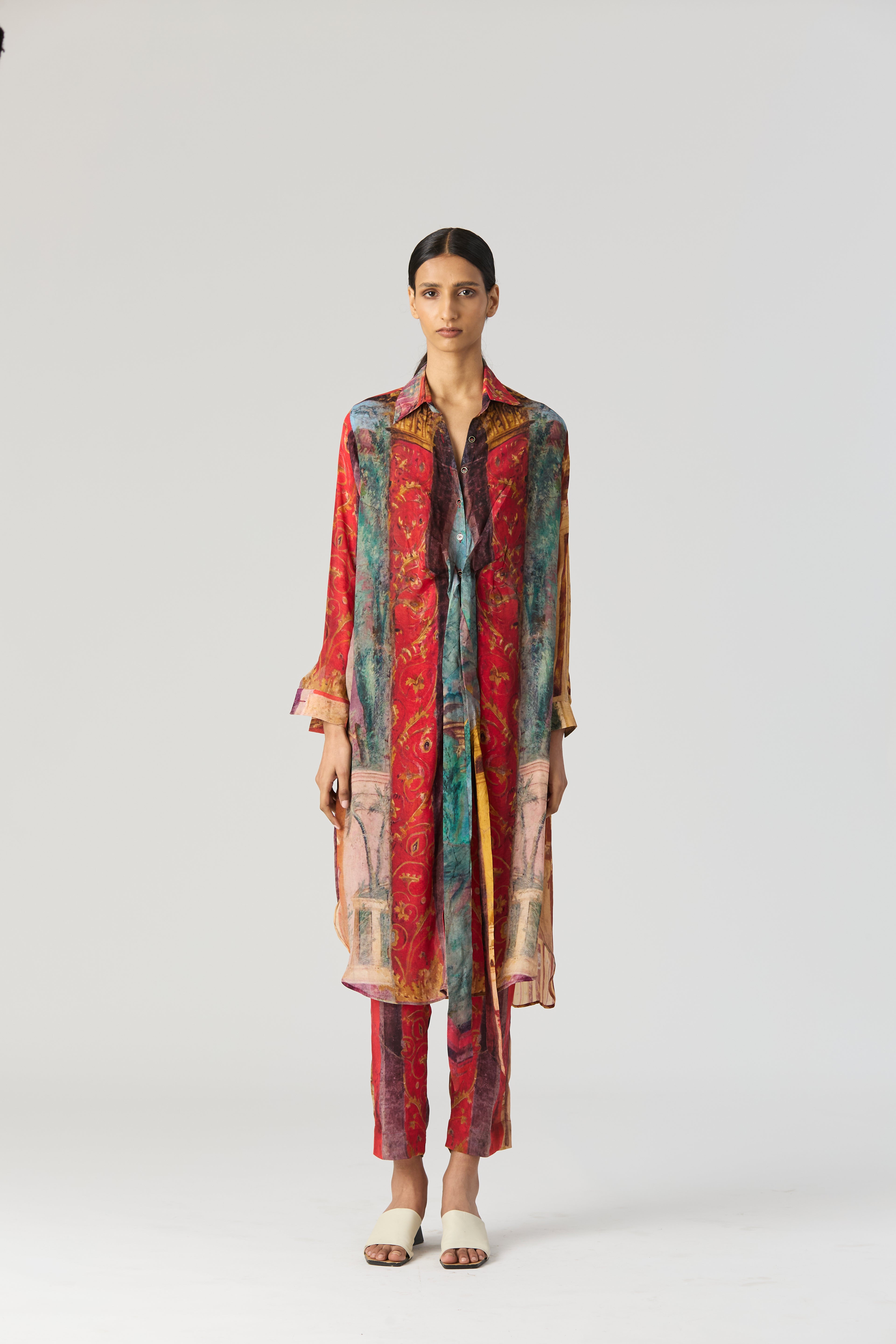 Villa Roma Wrap Kurta Set – AGASHE