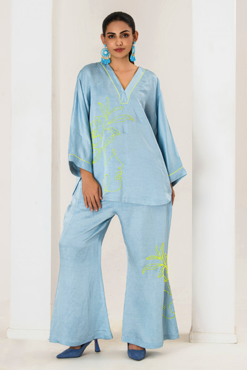 Rangrasiya Short Co-ord Set – AGASHE