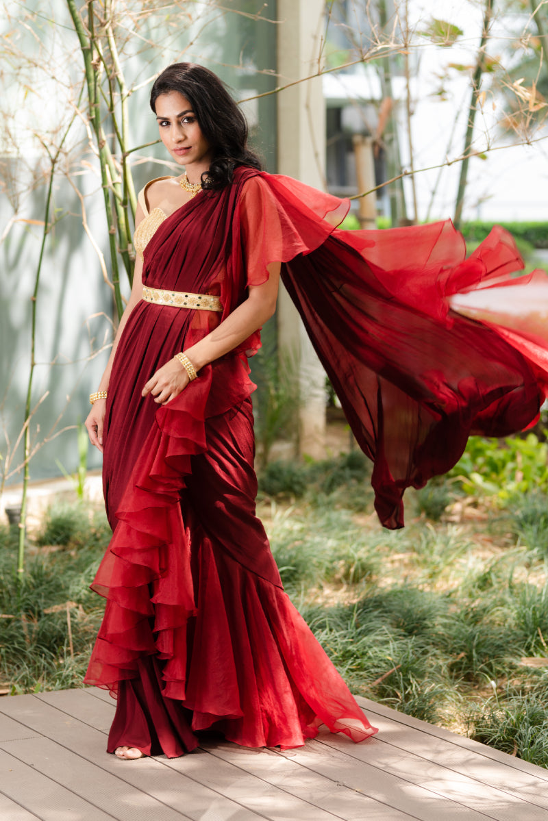 Lasha Saree Set – AGASHE